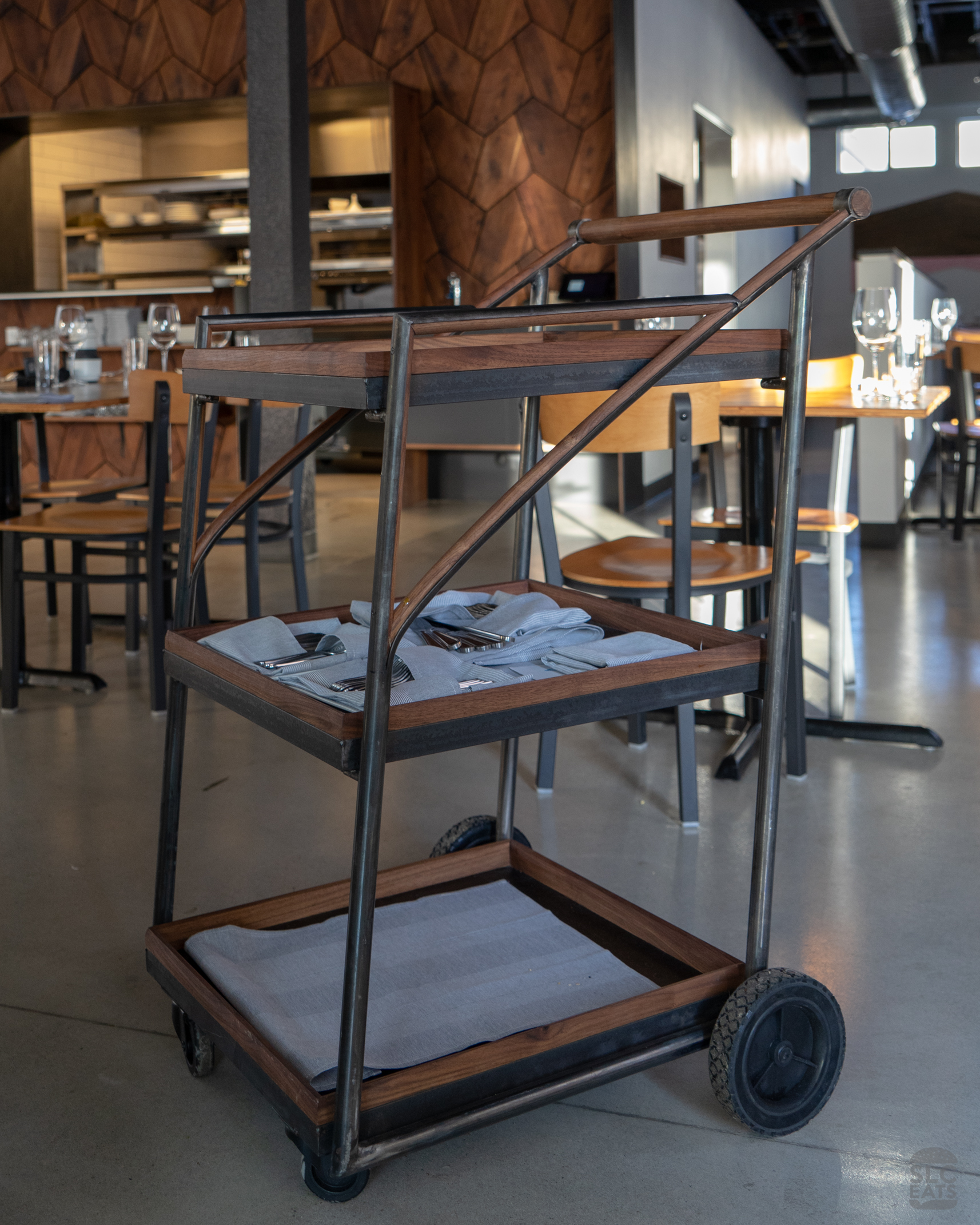 One of two “dim sum” carts that circulate throughout the restaurant ...